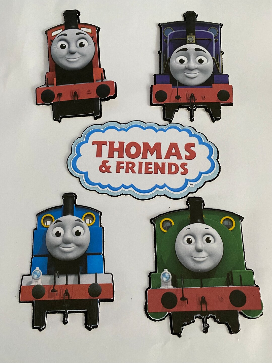Thomas the Tank Engine 7 Piece Set - Etsy UK