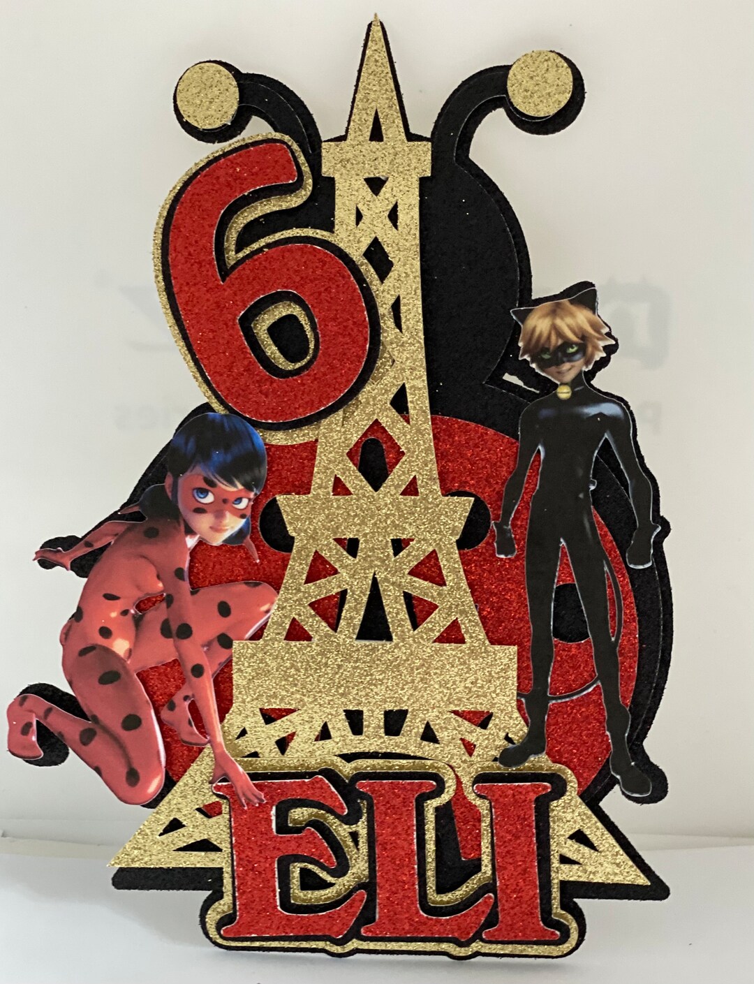 Miraculous Cake Topper - Etsy