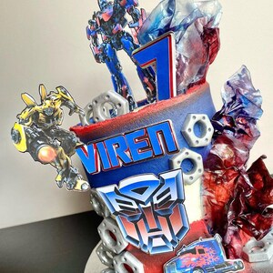 Transformers Cake Topper Set - Etsy UK