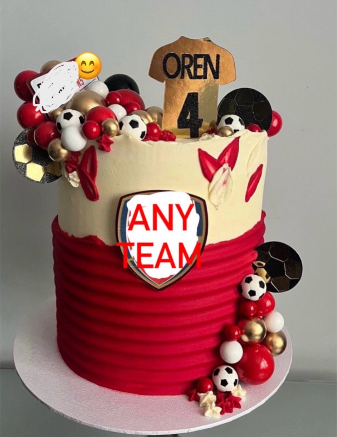 Football Teams Cake Topper Set - Etsy