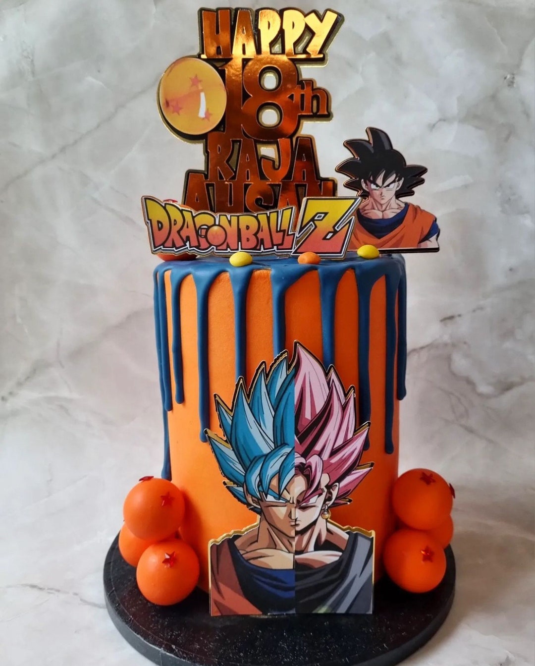 Dragonballz Cake Topper Set - Etsy