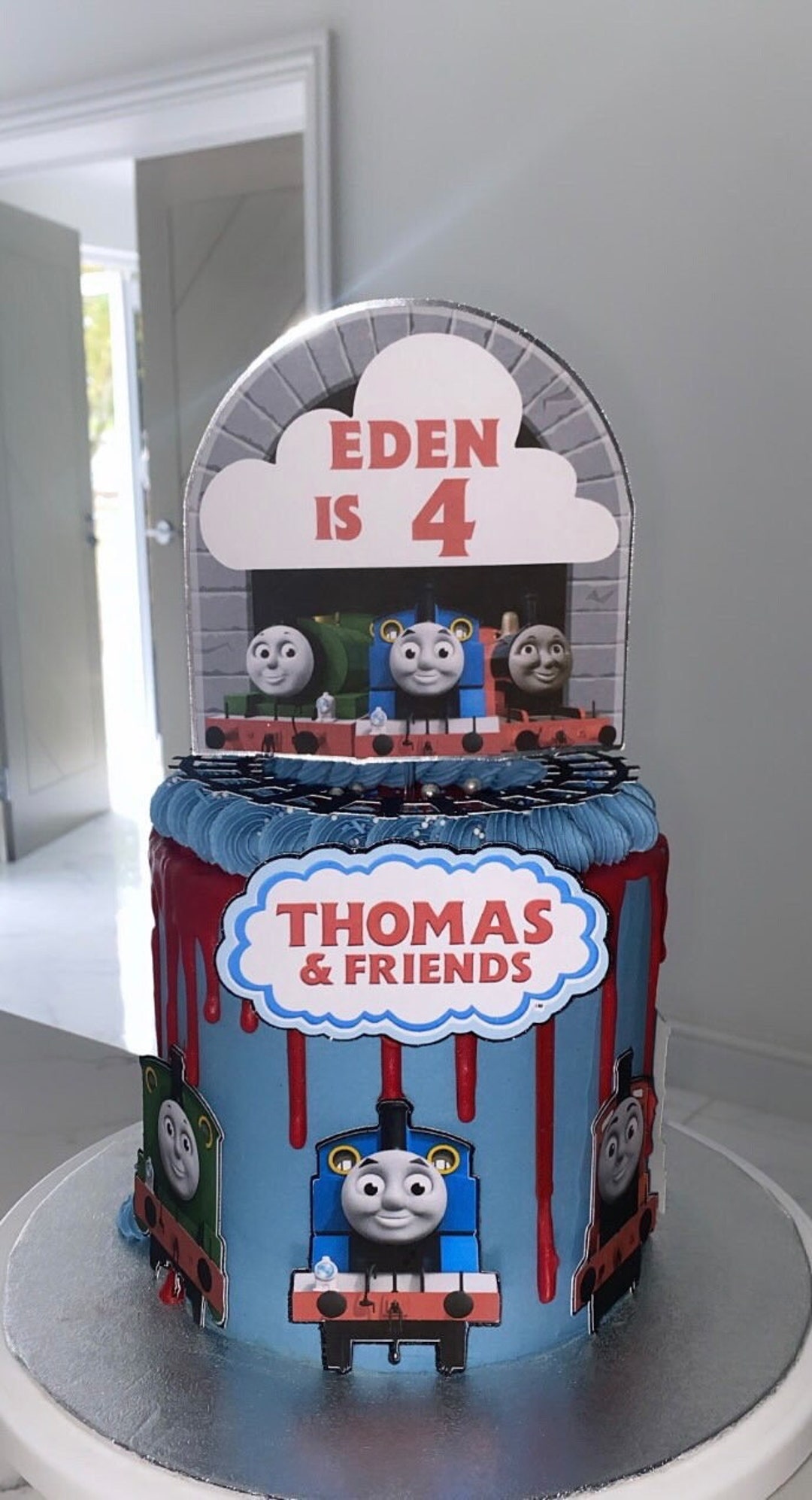 Thomas the Tank Engine 7 Piece Set - Etsy