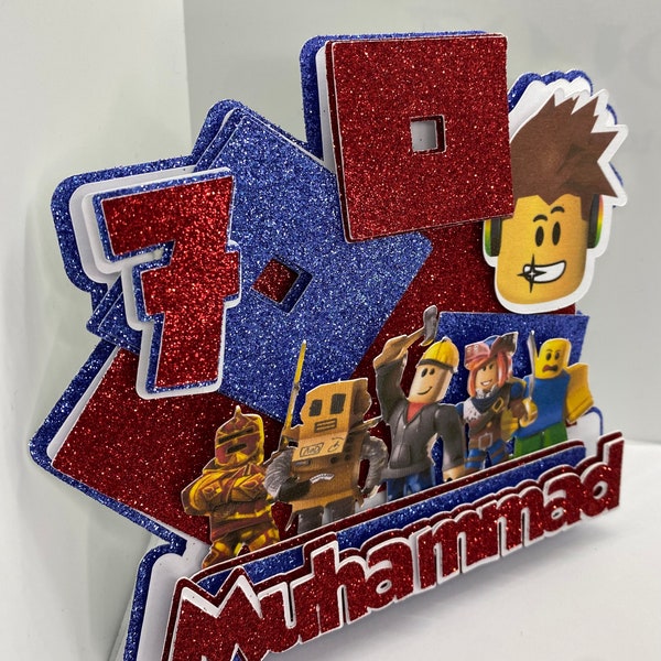 Roblox Cake Topper - Etsy UK