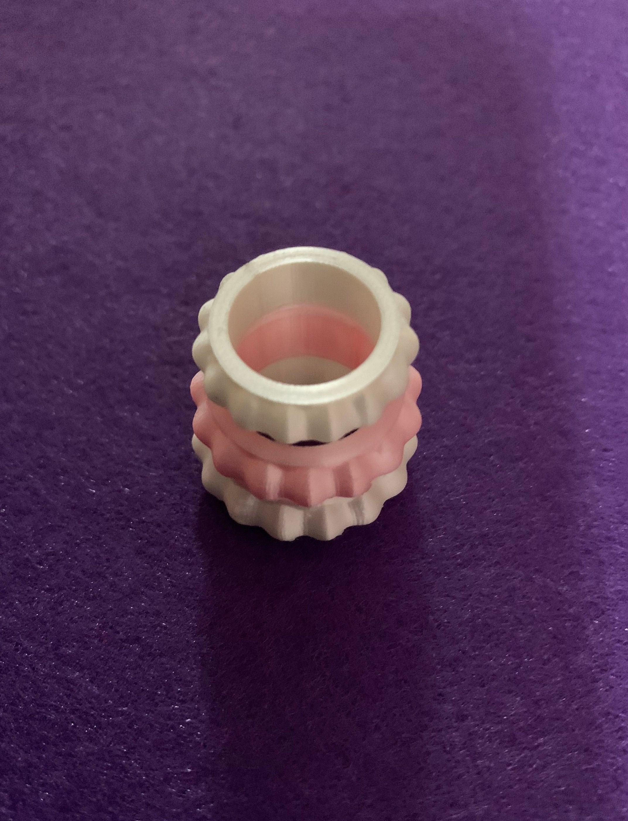 Flower Ring 3D Printed Ring Lightweight and Modern Annamary Jewelry - Etsy