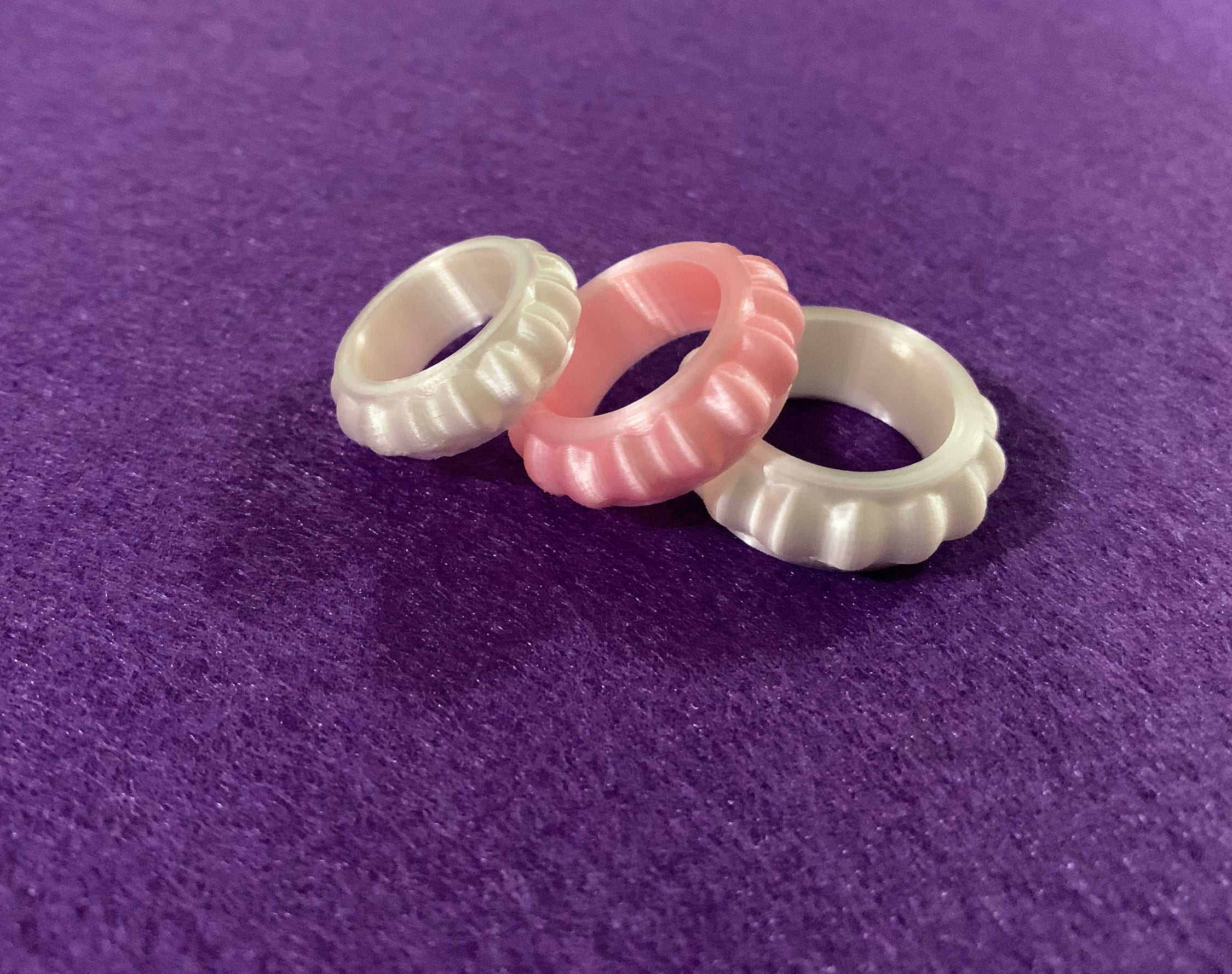 Flower Ring 3D Printed Ring Lightweight and Modern Annamary Jewelry - Etsy