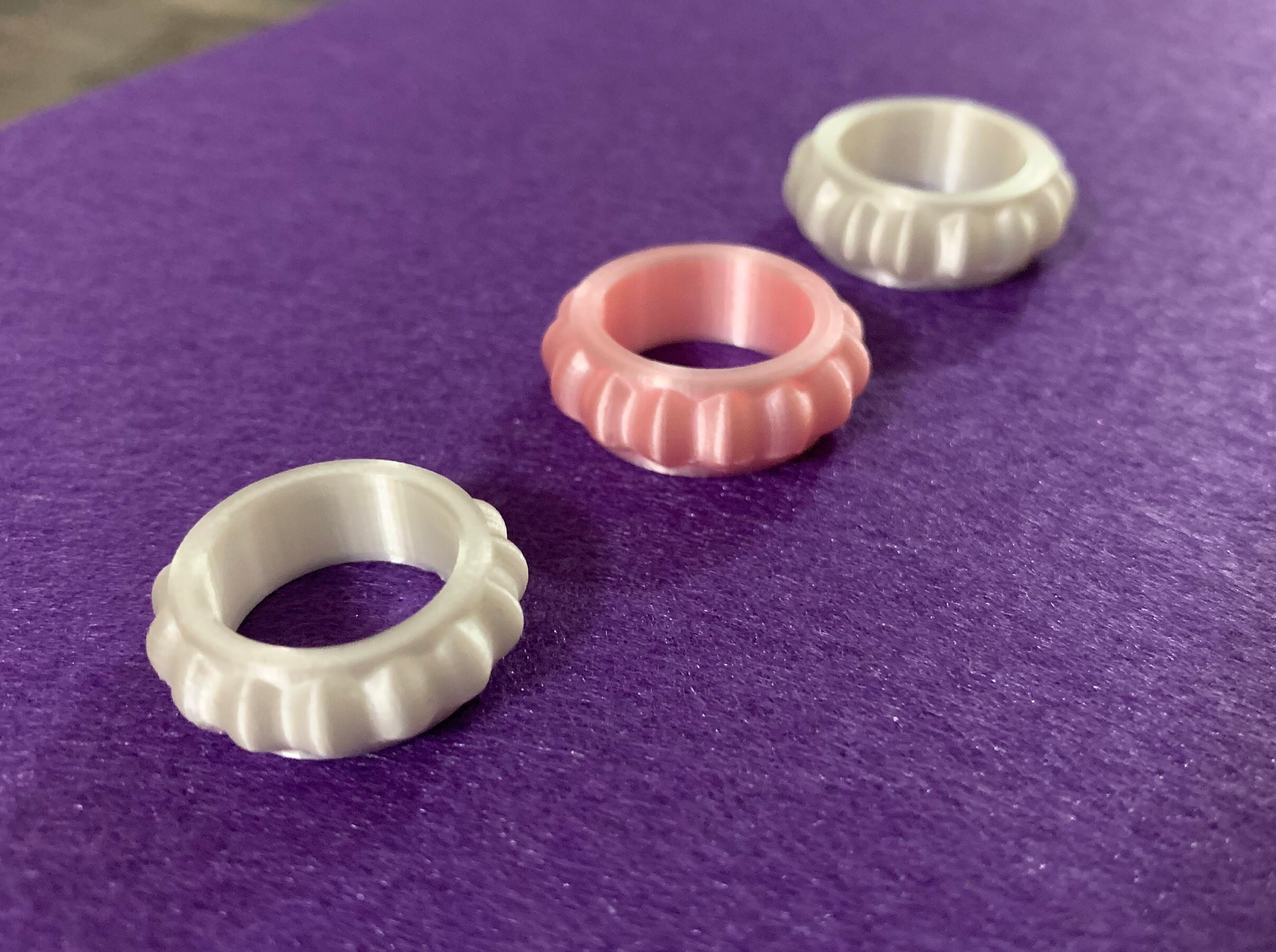 Flower Ring 3D Printed Ring Lightweight and Modern Annamary Jewelry - Etsy