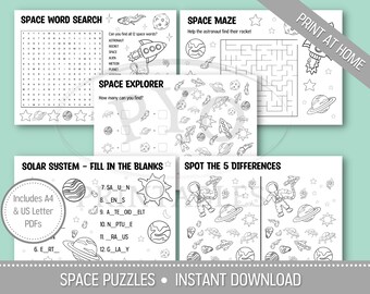 Space Party Activities - Etsy