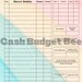 Printable Cash Stuffing Budget Sheet With Binder and Savings Sheets ...