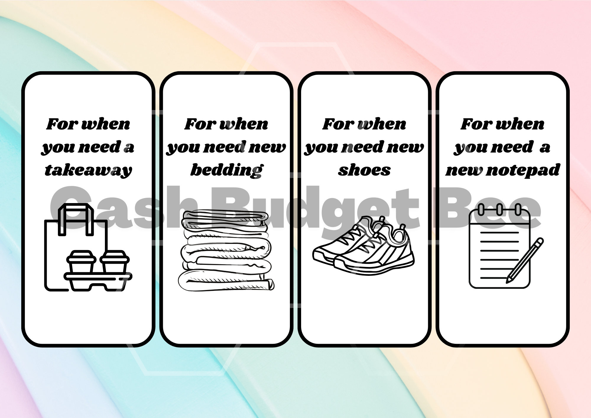 Printable Leaving Home Gift Envelope Labels/inserts for A6 Black and ...