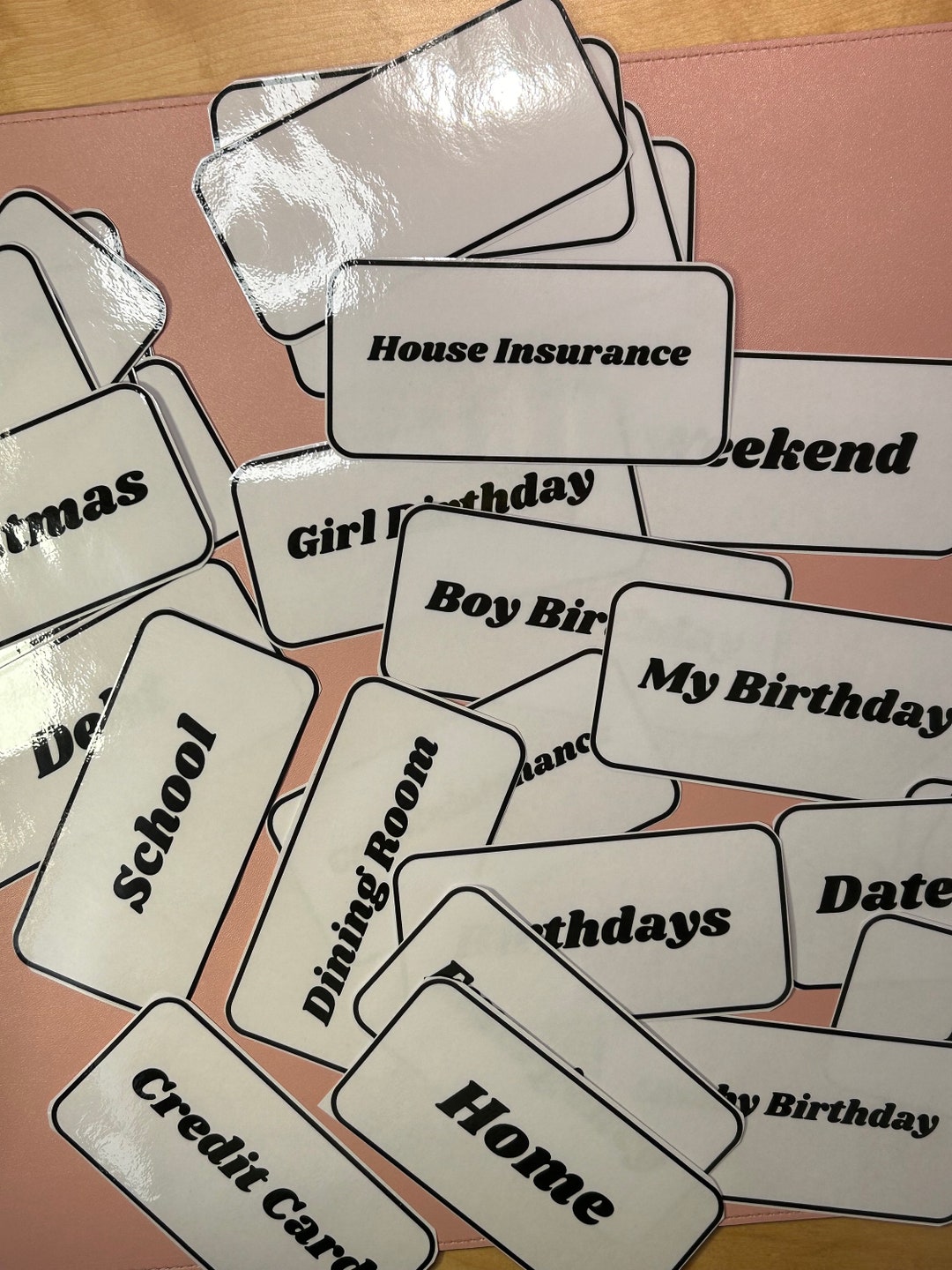 Printable Labels/inserts for Budget Binders Black and White 69 ...