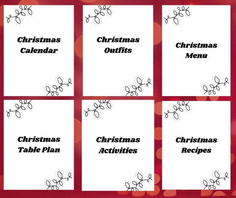 Printable Ultimate Christmas Planner - Instant Digital Download to Print at Home. Have the Most ...