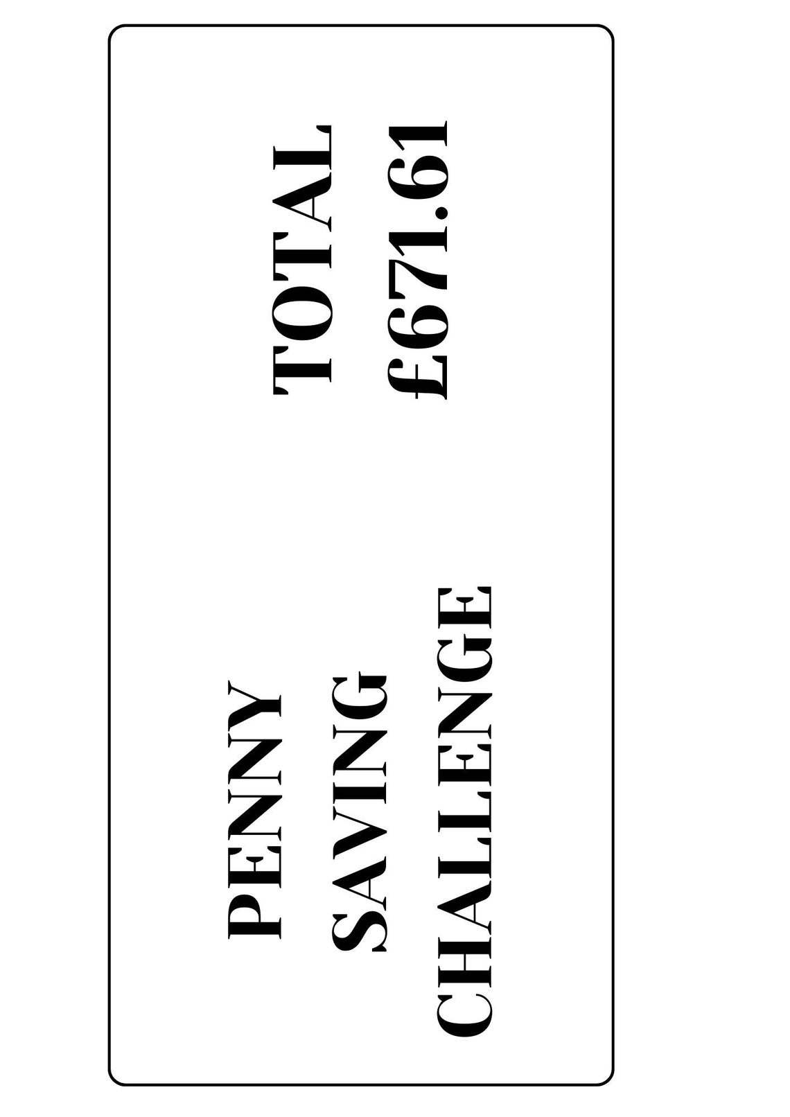 Printable Penny Savings Tracker With Optional Printable Money Tin ...