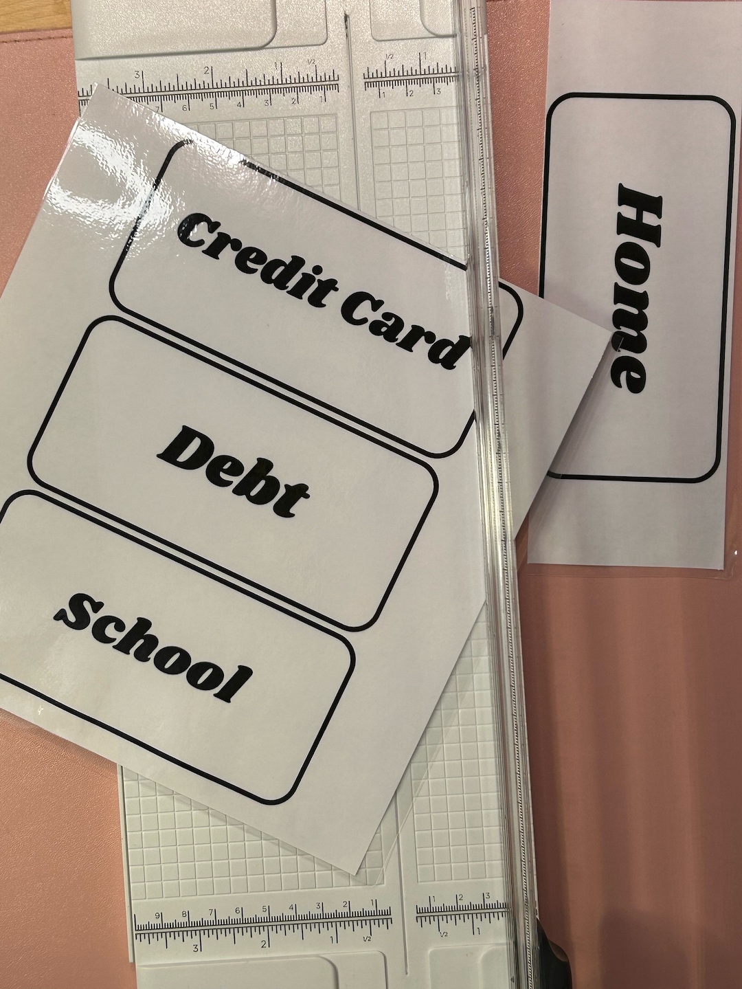 Printable Labels/inserts for Budget Binders - Black and White - 69 ...