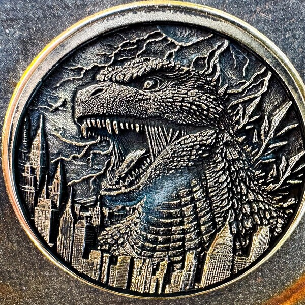 Godzilla Metal Wall Art - Etsy