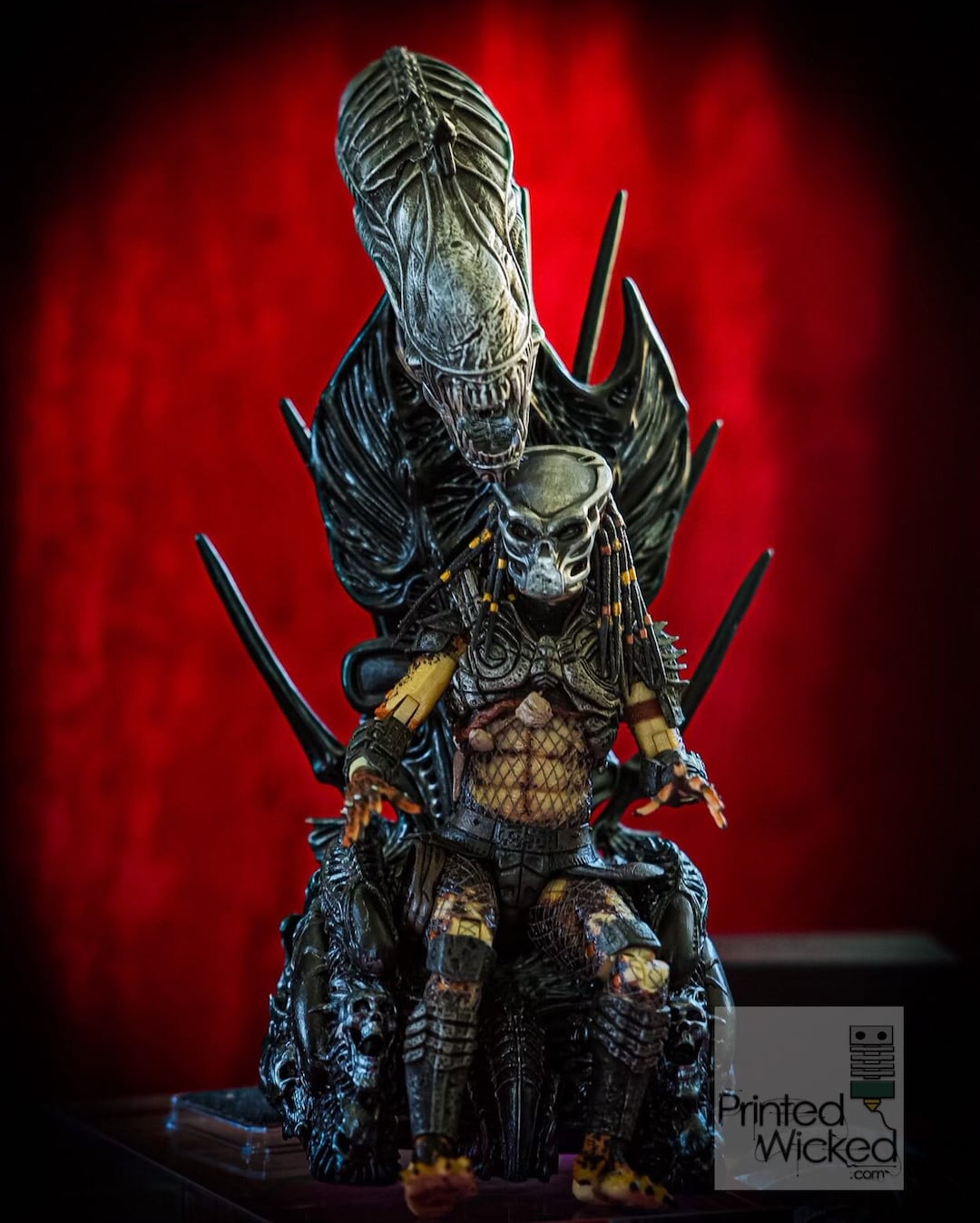 Predator Bio Mask Yautja Helmet for NECA HIYA HOTTOYS Action Figure ...