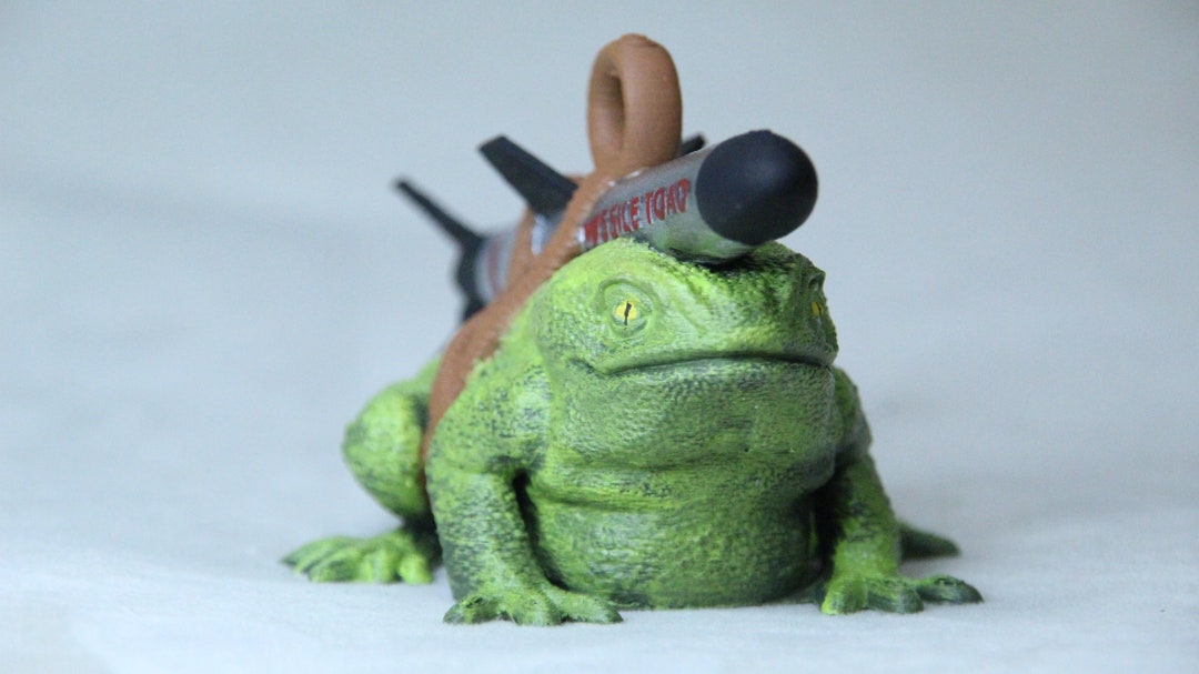 Missile Toad Meme Figurine Mistletoe Ornament - Etsy