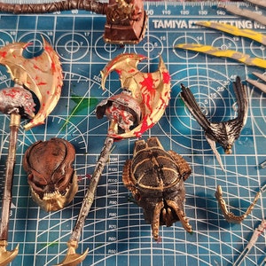 Predator Bio Mask Yautja Helmet for NECA HIYA HOTTOYS Action Figure ...