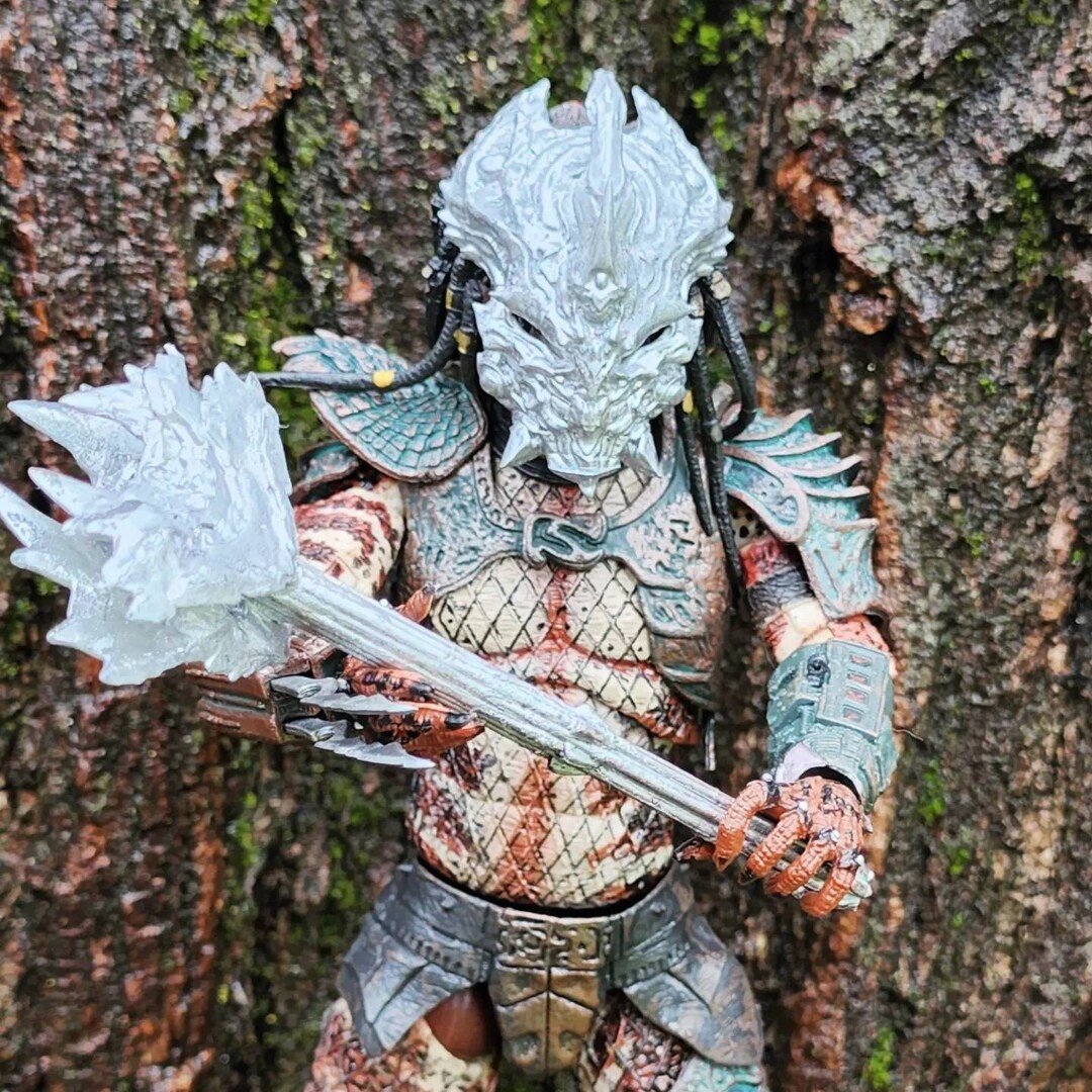 Predator Bio Mask Yautja Helmet for NECA HIYA HOTTOYS Action Figure ...