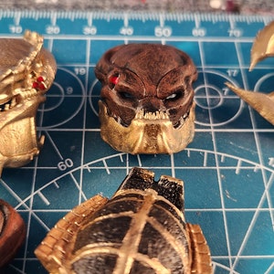 Predator Bio Mask Yautja Helmet for NECA HIYA HOTTOYS Action Figure ...