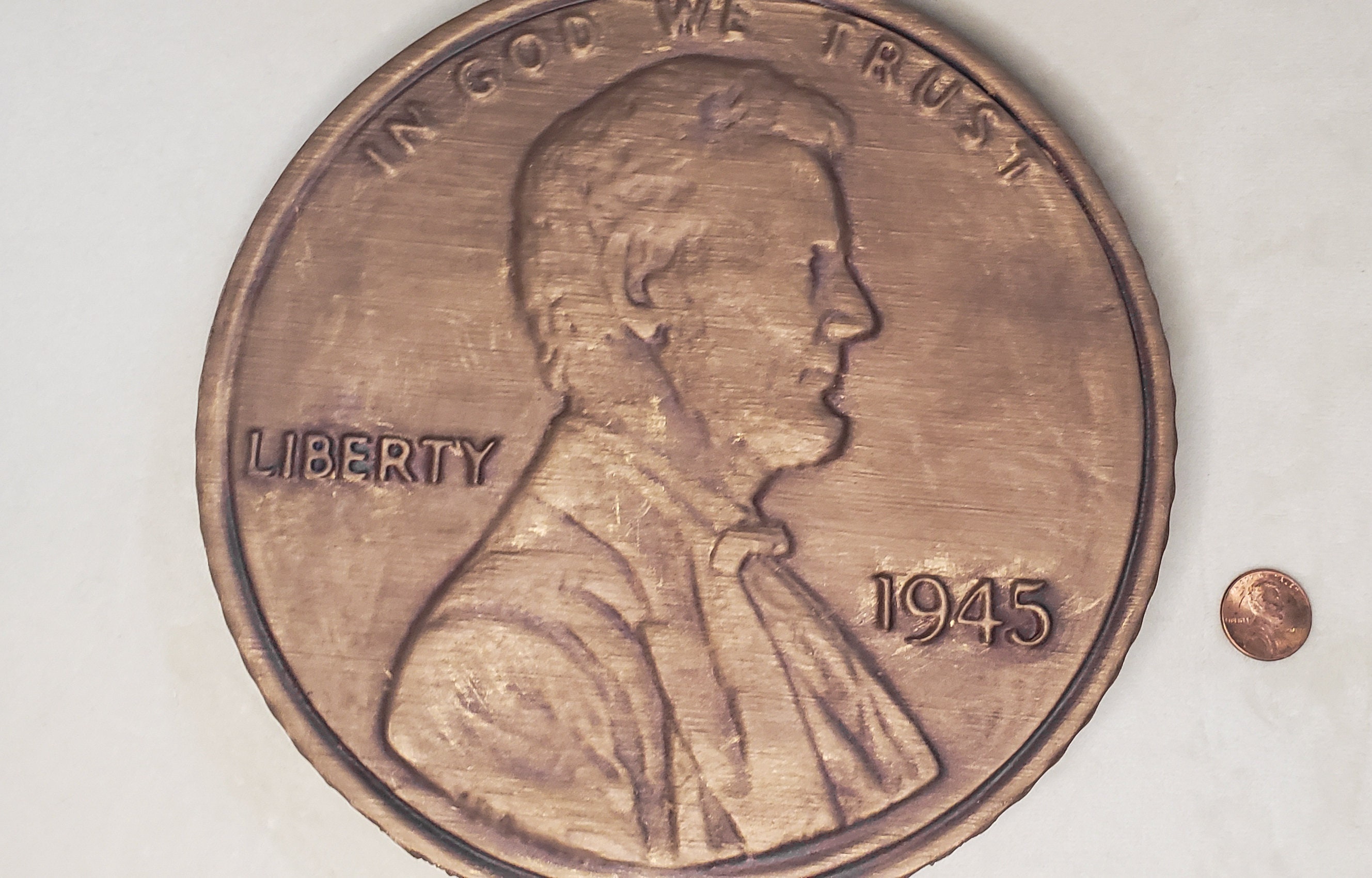 Copper 1945 United States Penny Giant Currency Replica at | Etsy