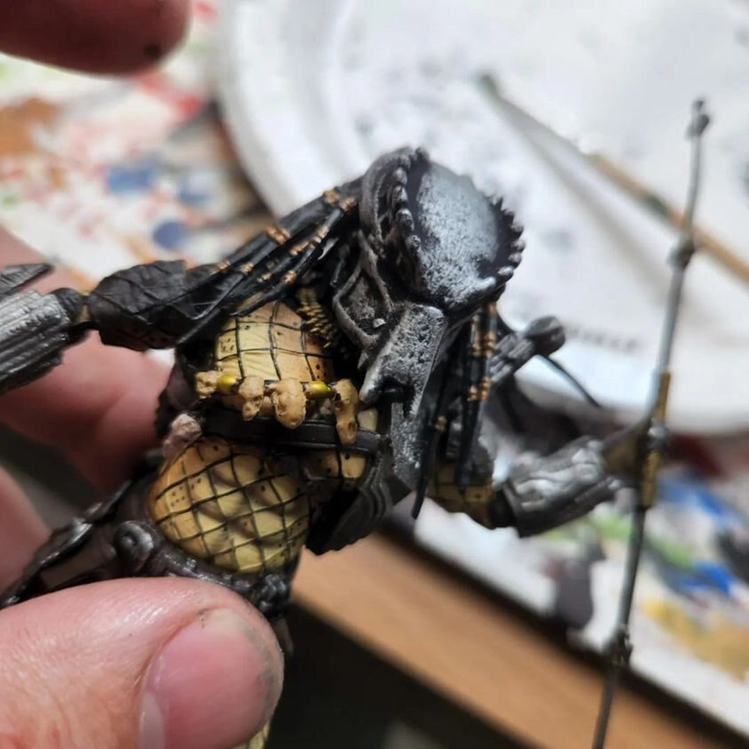 Predator Bio Mask Yautja Helmet for NECA HIYA HOTTOYS Action Figure ...