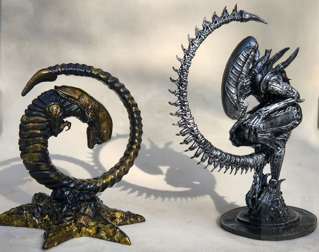 Xeno Alien and Chestburster Birth Statues Hand Painted - Etsy