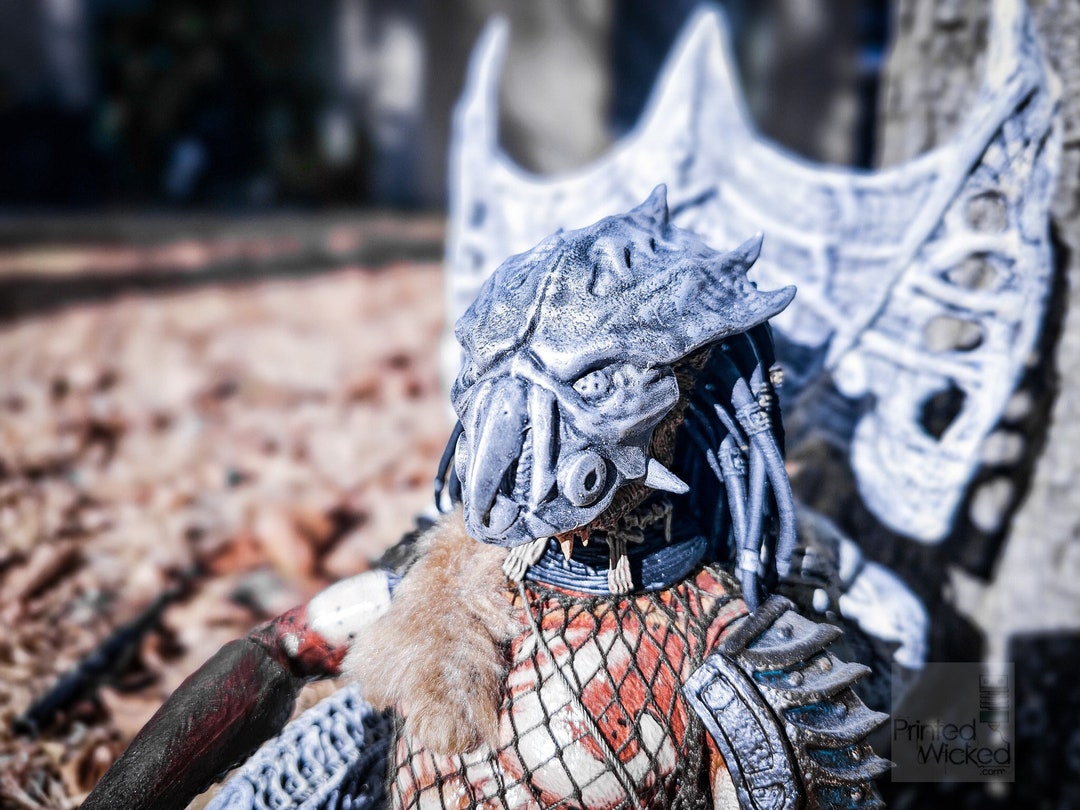 Predator Bio Mask Yautja Helmet for NECA HIYA HOTTOYS Action Figure ...