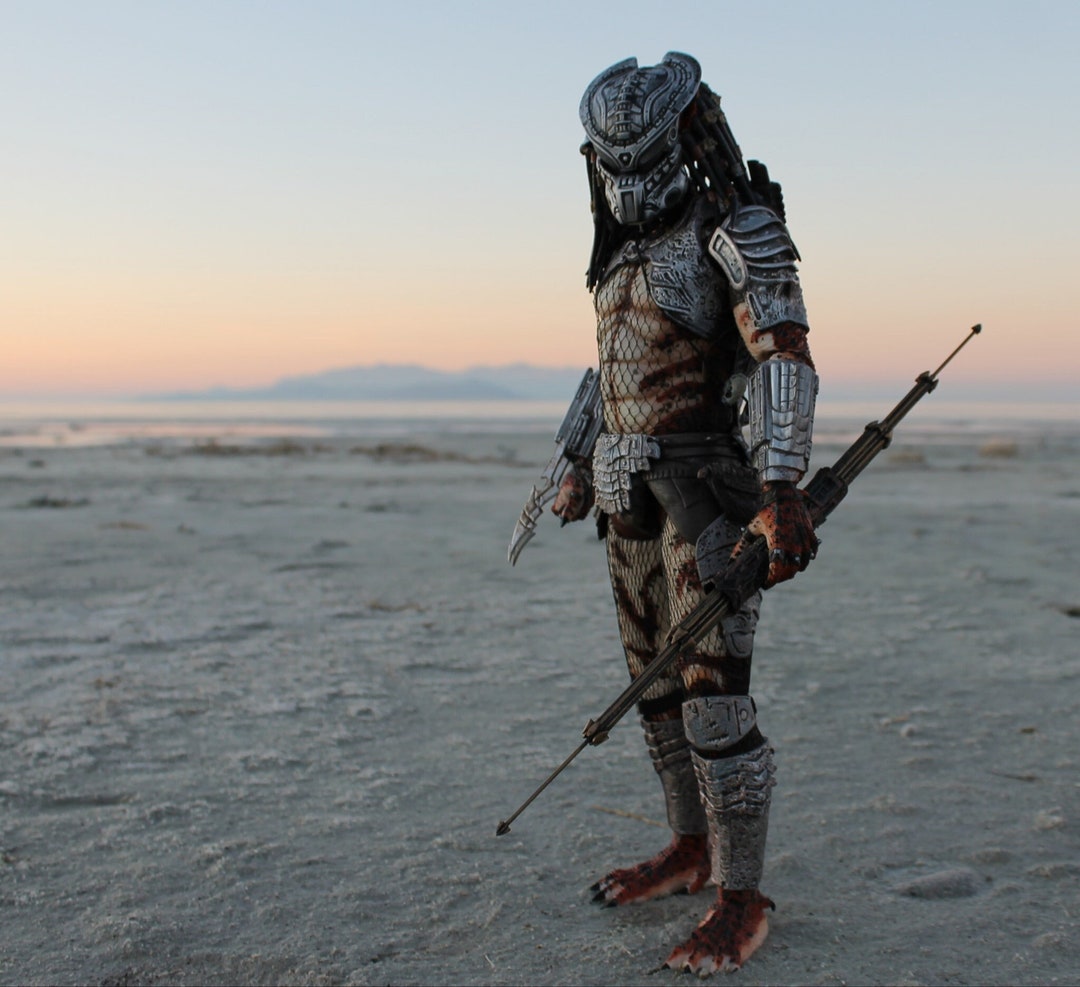 Predator Bio Mask Yautja Helmet for NECA HIYA HOTTOYS Action Figure ...