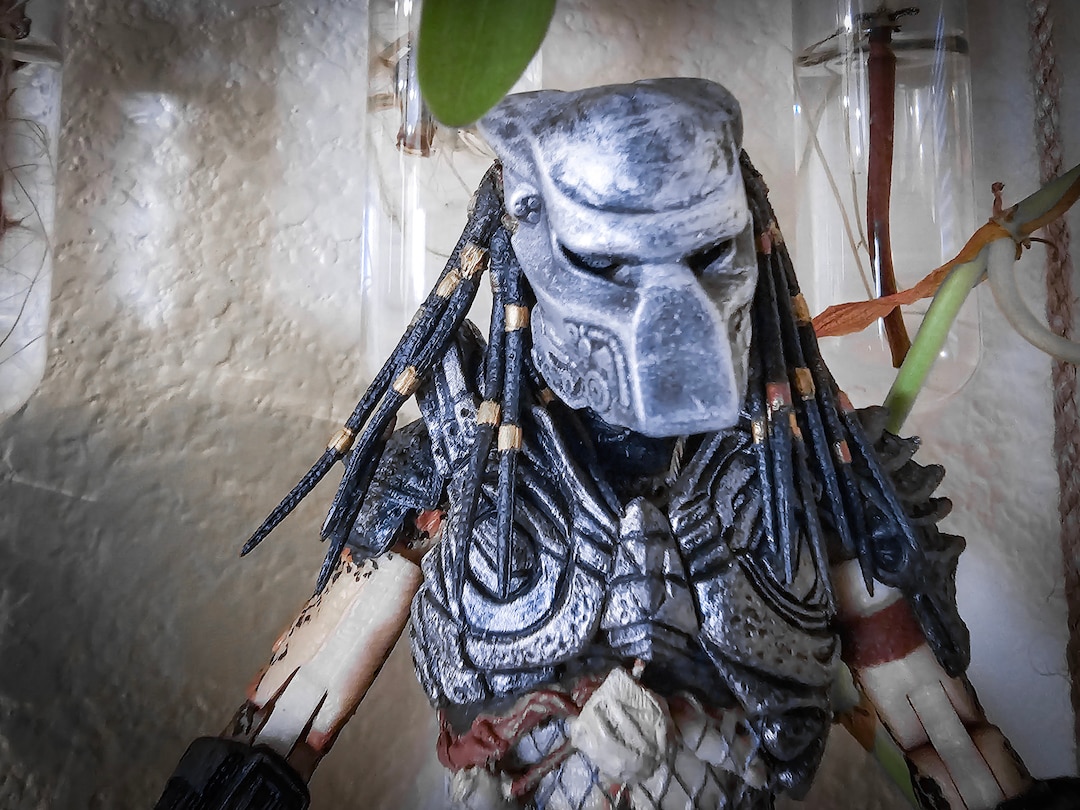 Predator Bio Mask Yautja Helmet for NECA HIYA HOTTOYS Action Figure ...