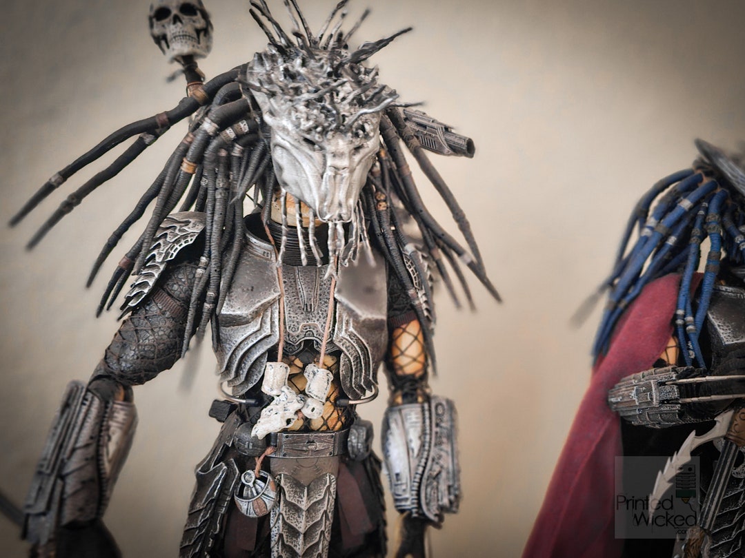 Predator Bio Mask Yautja Helmet for NECA HIYA HOTTOYS Action Figure ...