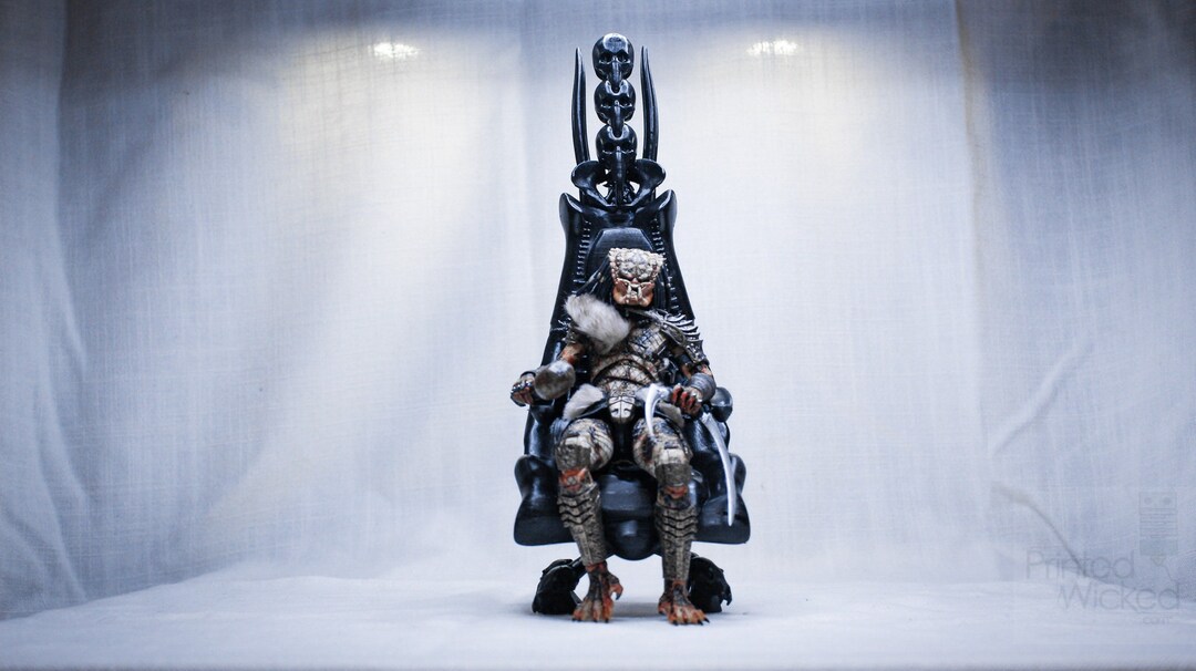 Predator Collector Giger Throne Custom Diorama Sculpture for NECA ...