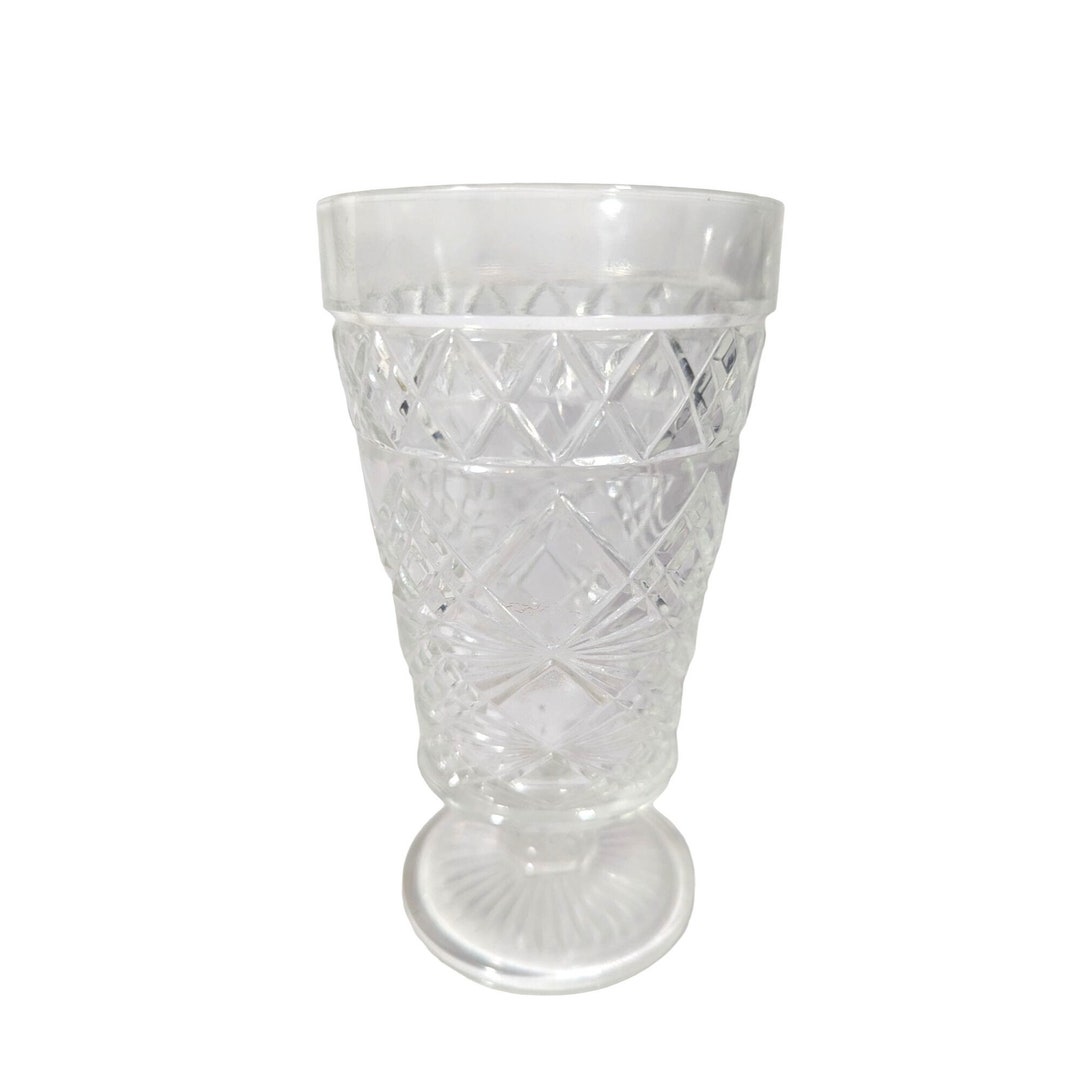 Hazel Atlus Vintage 1950s Glassware Gothic Big Top Peanut Butter Footed ...