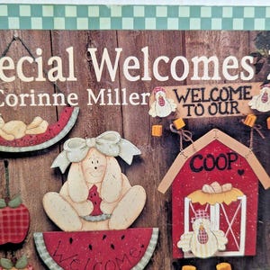 SPECIAL WELCOMES 2 Farm and Friends by Corrine Miller Wood Painting ...