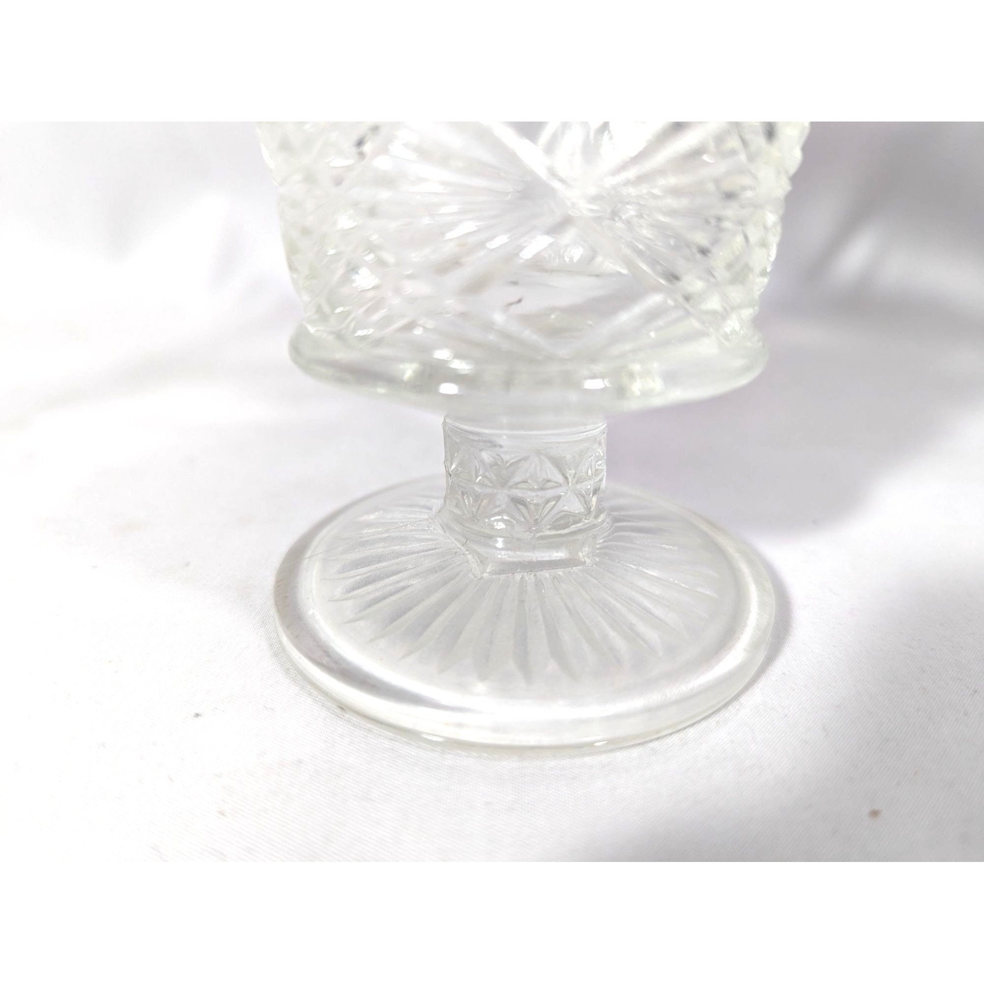 Hazel Atlus Vintage 1950s Glassware Gothic Big Top Peanut Butter Footed ...