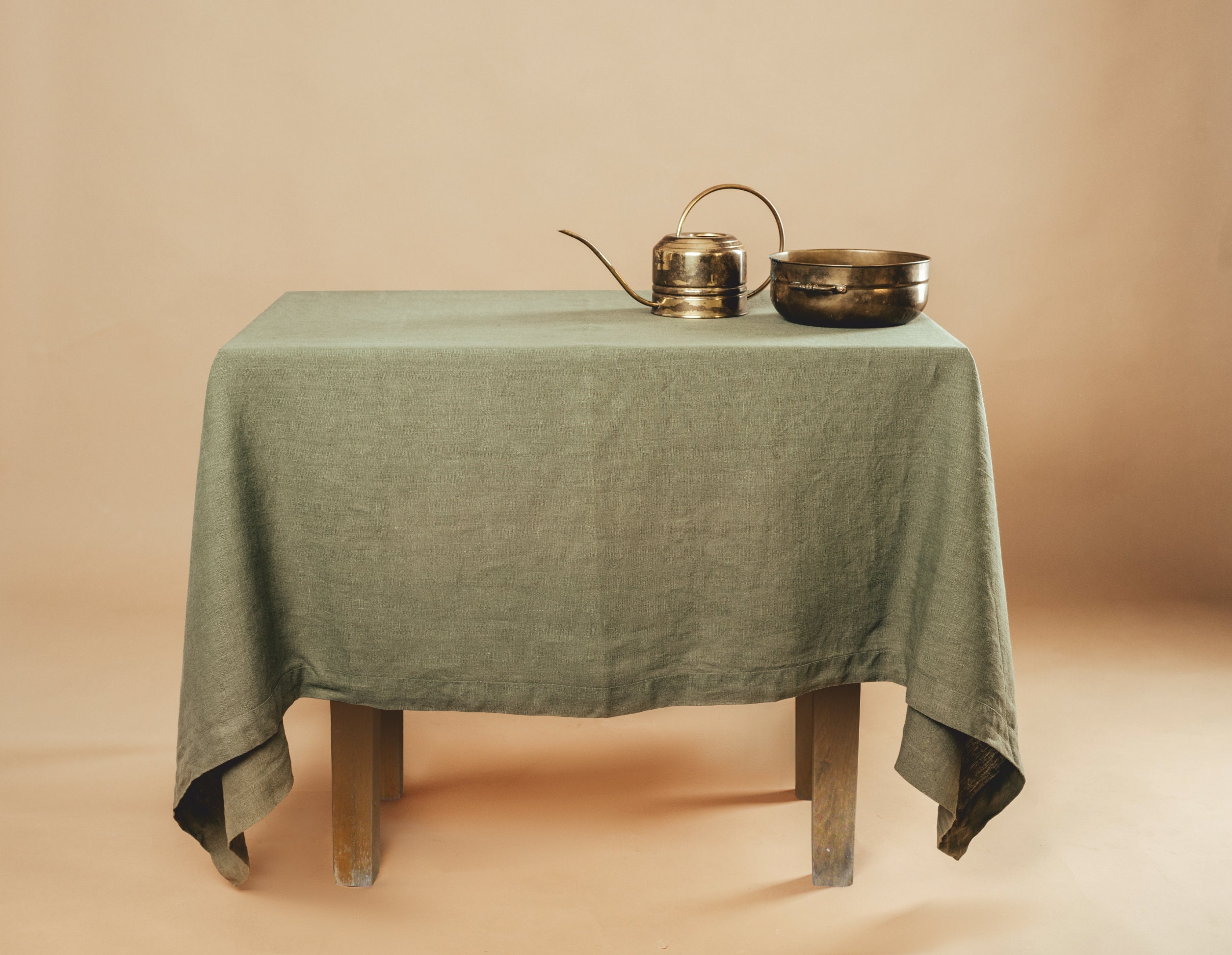 Natural Table Cloth, Farm House Dinning Room - Etsy