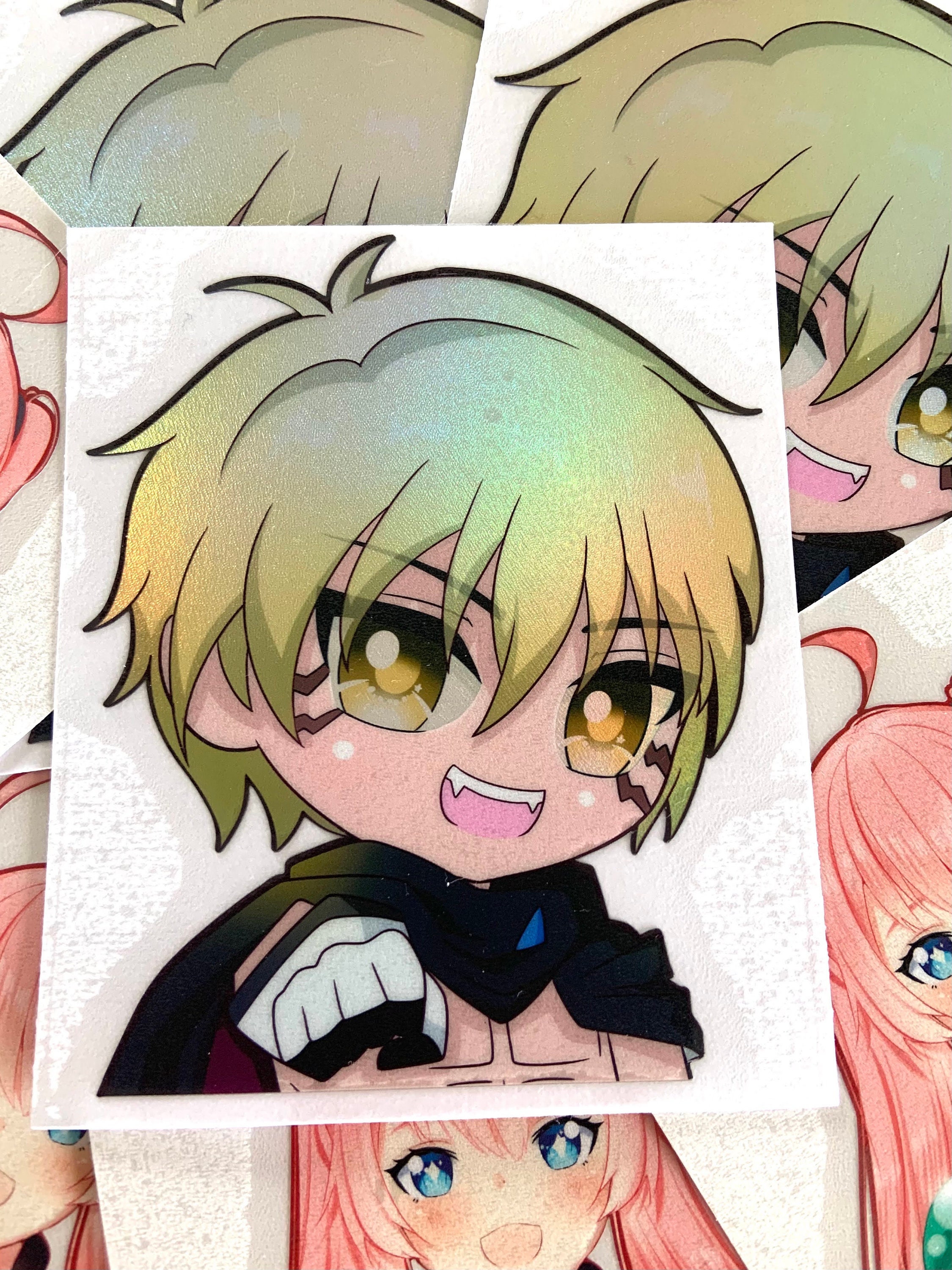 Veldora Tempest Chibi Spot Holographic Waterproof Decal - Etsy