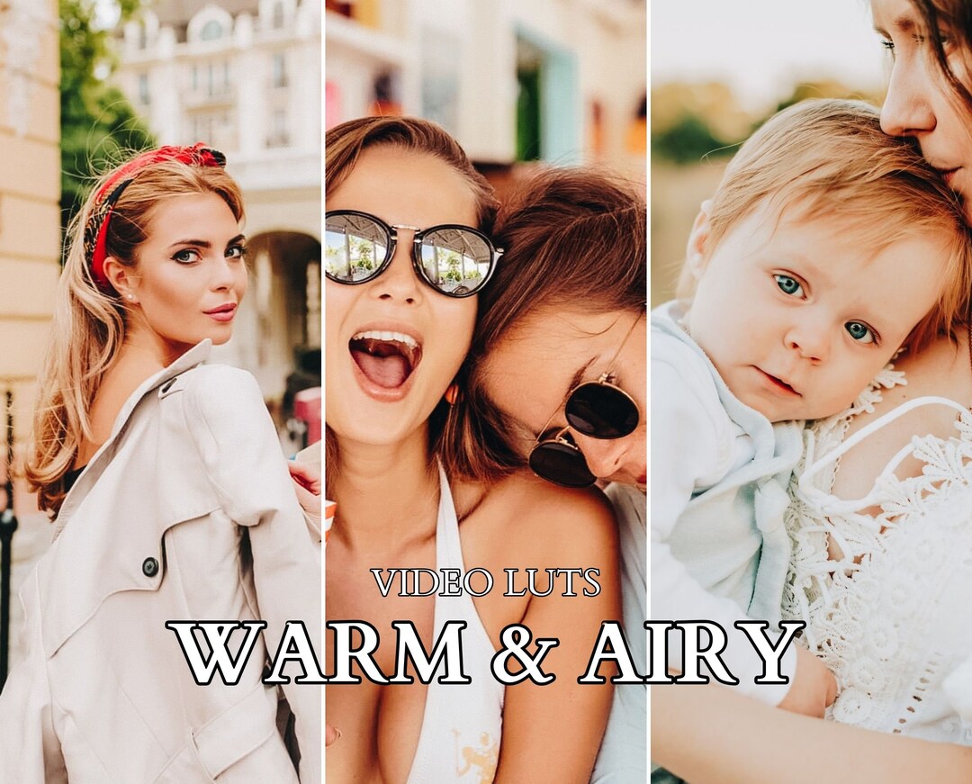 Video Luts WARM & AIRY Luts Color Grading Video and Photo Mobile and ...