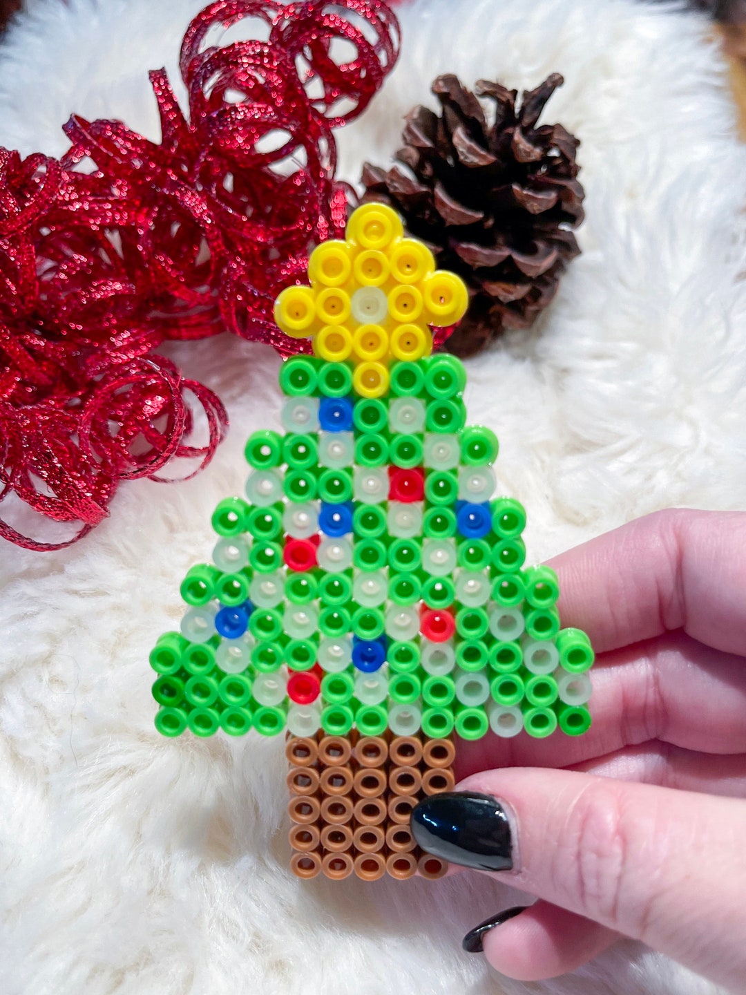 Perler Beads Christmas Tree - Etsy