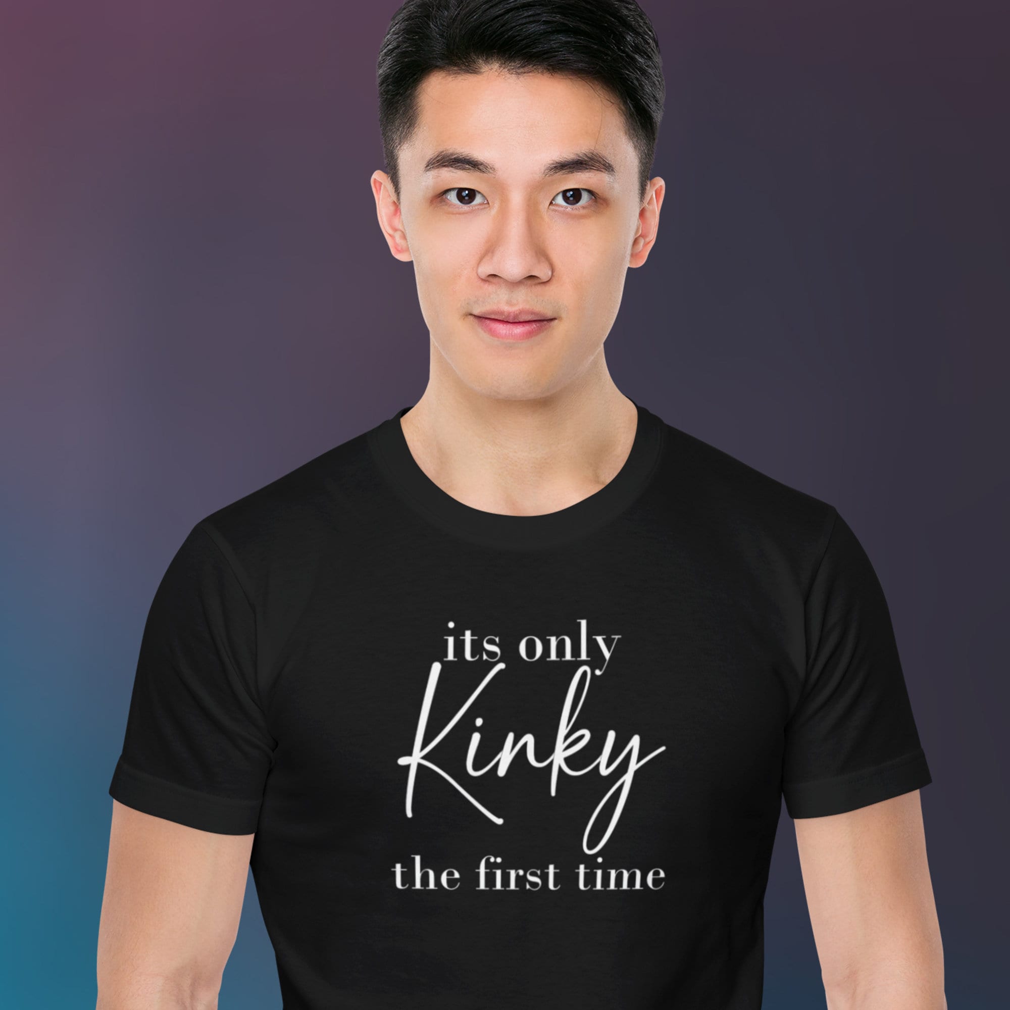 Only Kinky the First Time - Cotton Classic Tee/ Chastity / Keyholder / Kink / BDSM / Kinky ...