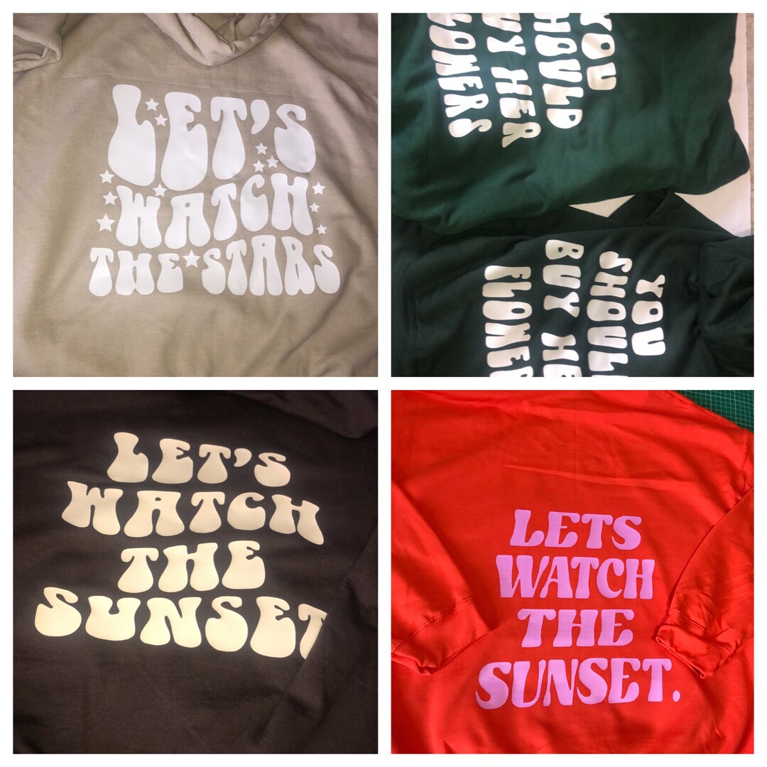 Curvy Lettered Text Sweaters - Etsy