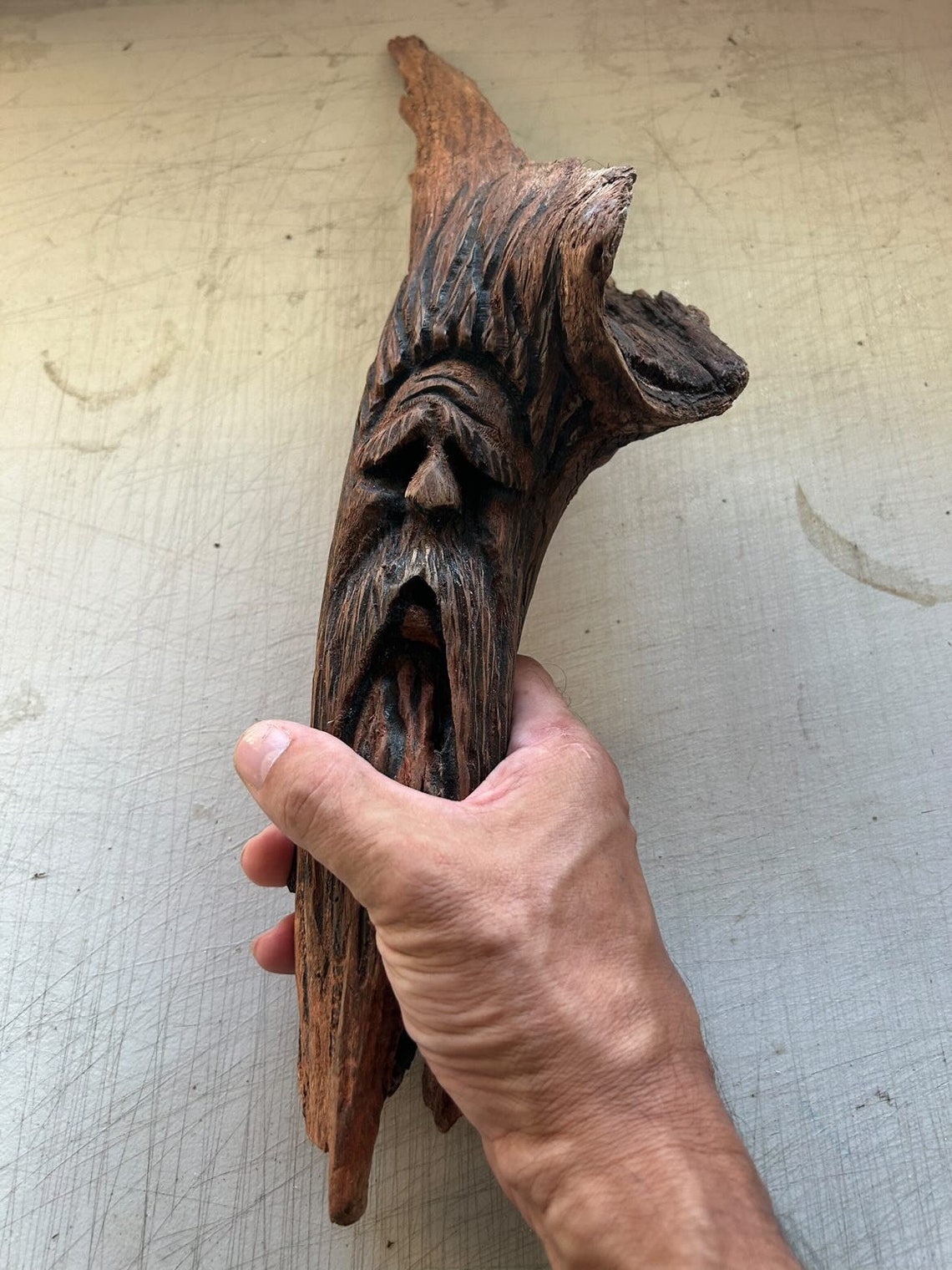 Old Man Wood Spirit Mythical Creatures Forest Wood Fall - Etsy