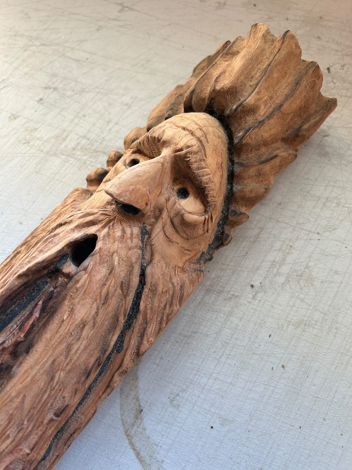 Wood Spirit Forest Mythical Creatures Wood Carving Forest - Etsy
