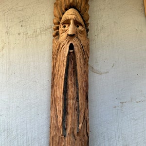 Wood Spirit Forest Mythical Creatures Wood Carving Forest - Etsy