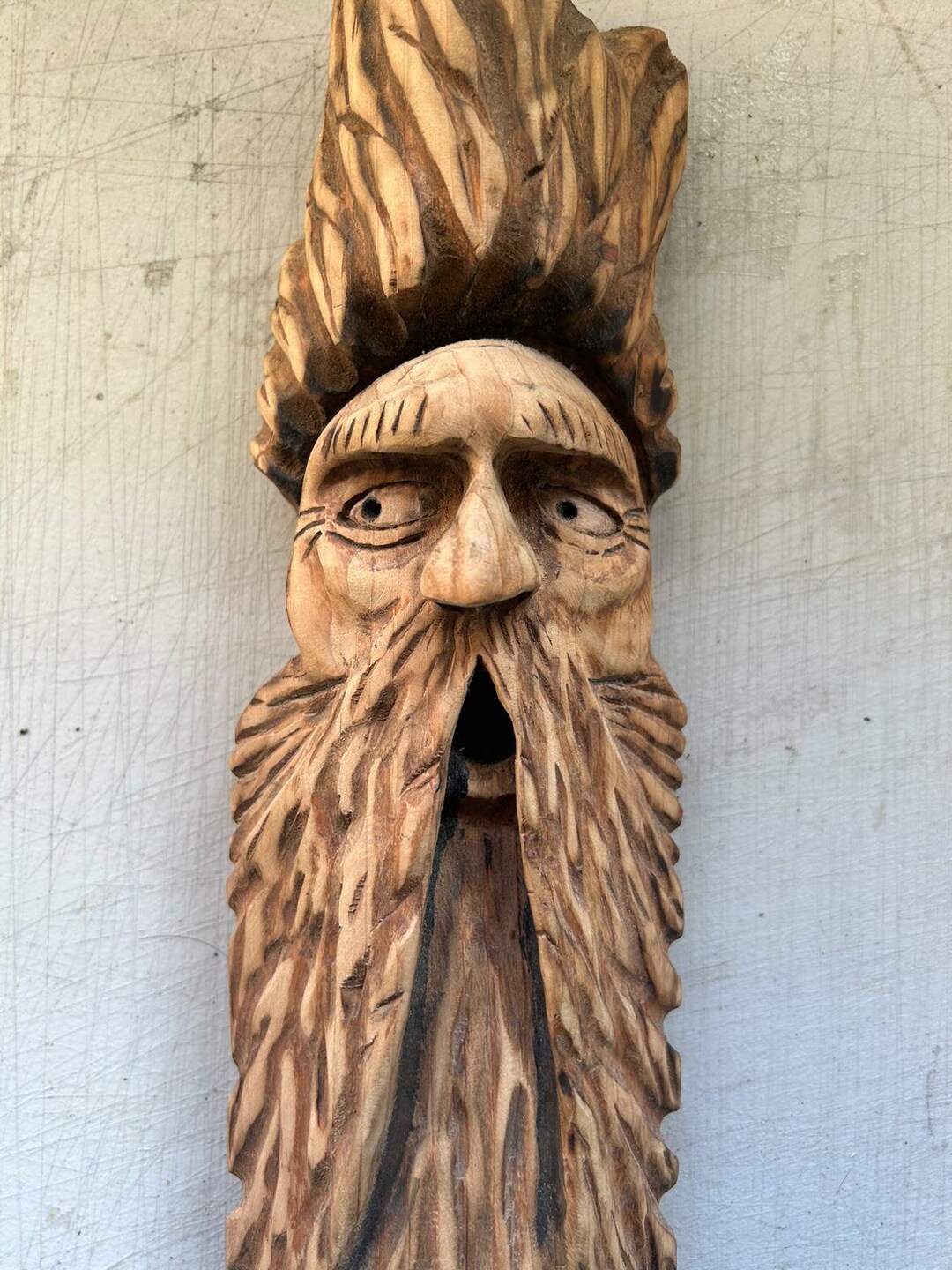 Wood Spirit Forest Mythical Creatures Wood Carving Forest - Etsy