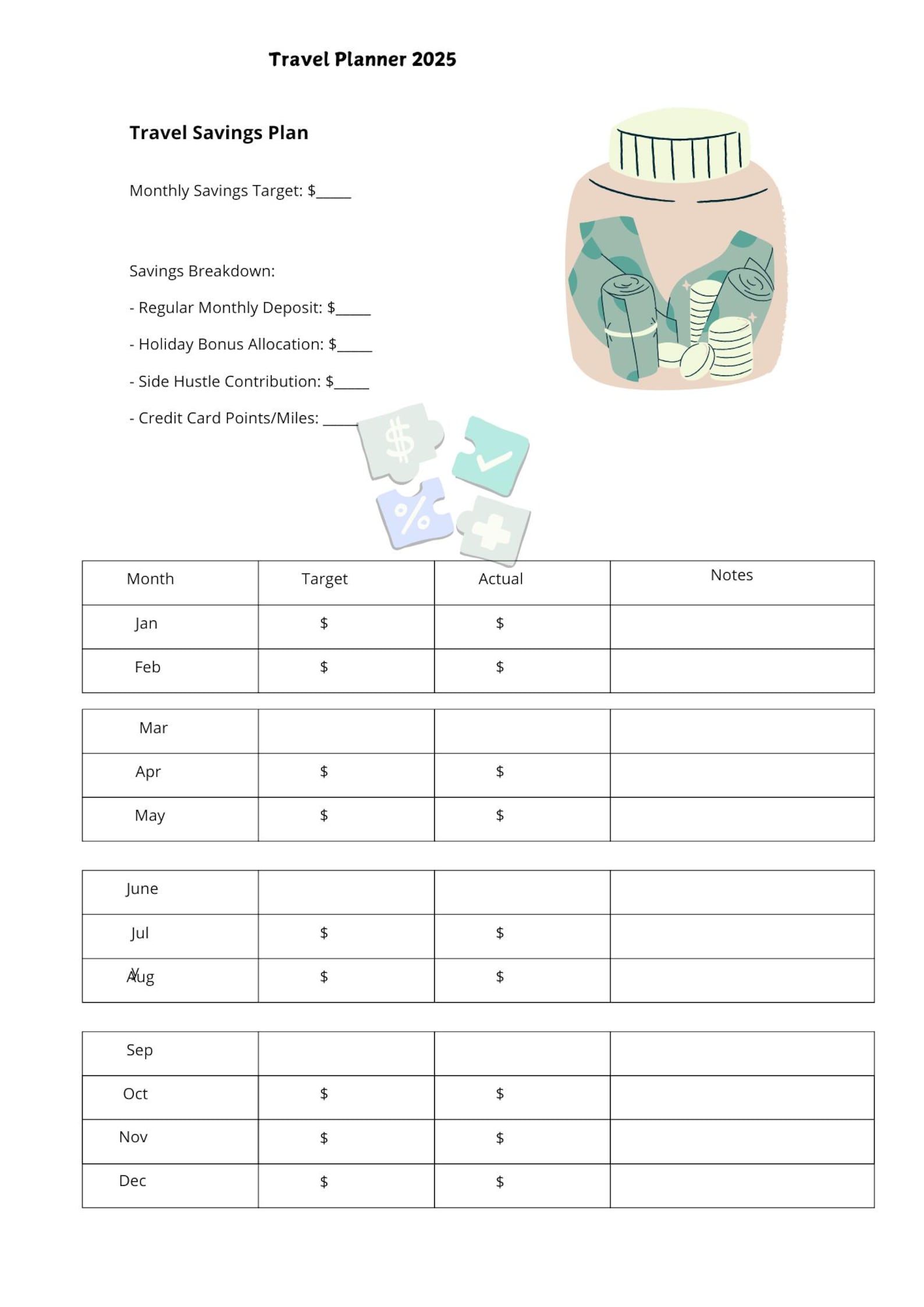 Reusable Digital Planner for Girls Trip Budgeting - Etsy