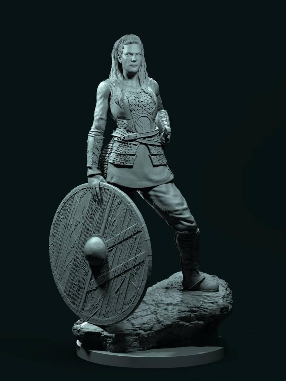 Vikings Lagertha 3d Stl 3d Printer and Cnc Figure STL File 3D - Etsy