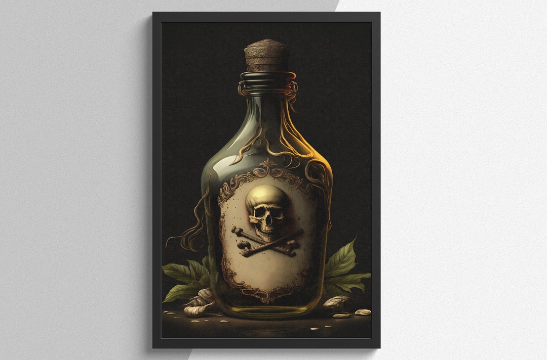The Poisonous Brew Printable Wall Art | Gothic Printable Art | Wall Art ...