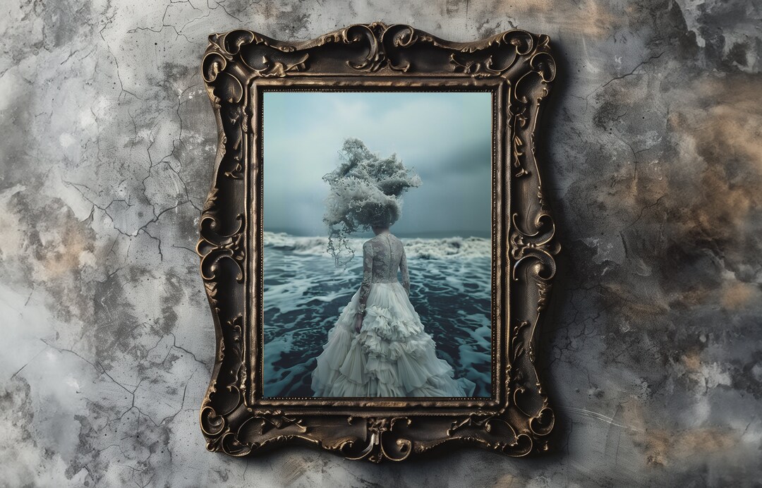 Gothic Wall Art Paper Poster Print Surrealist Photography Goth Decor ...