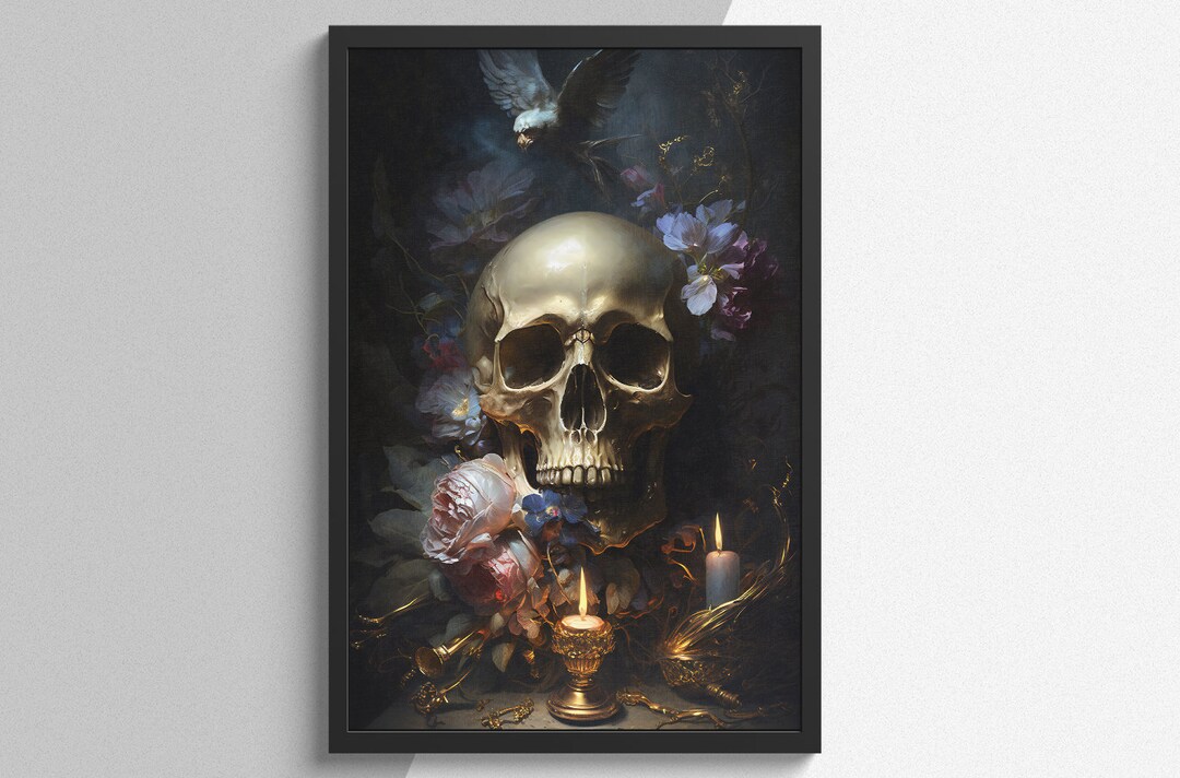 Celebration of Death Printable Wall Art | Gothic Printable Art | Wall ...