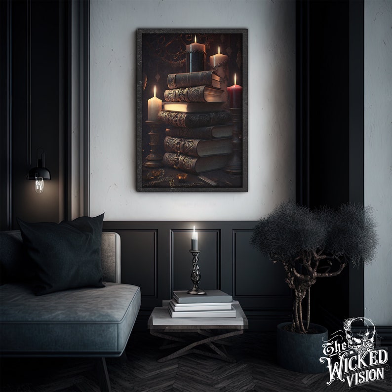 Gothic Scholar Printable Wall Art Gothic Printable Art - Etsy